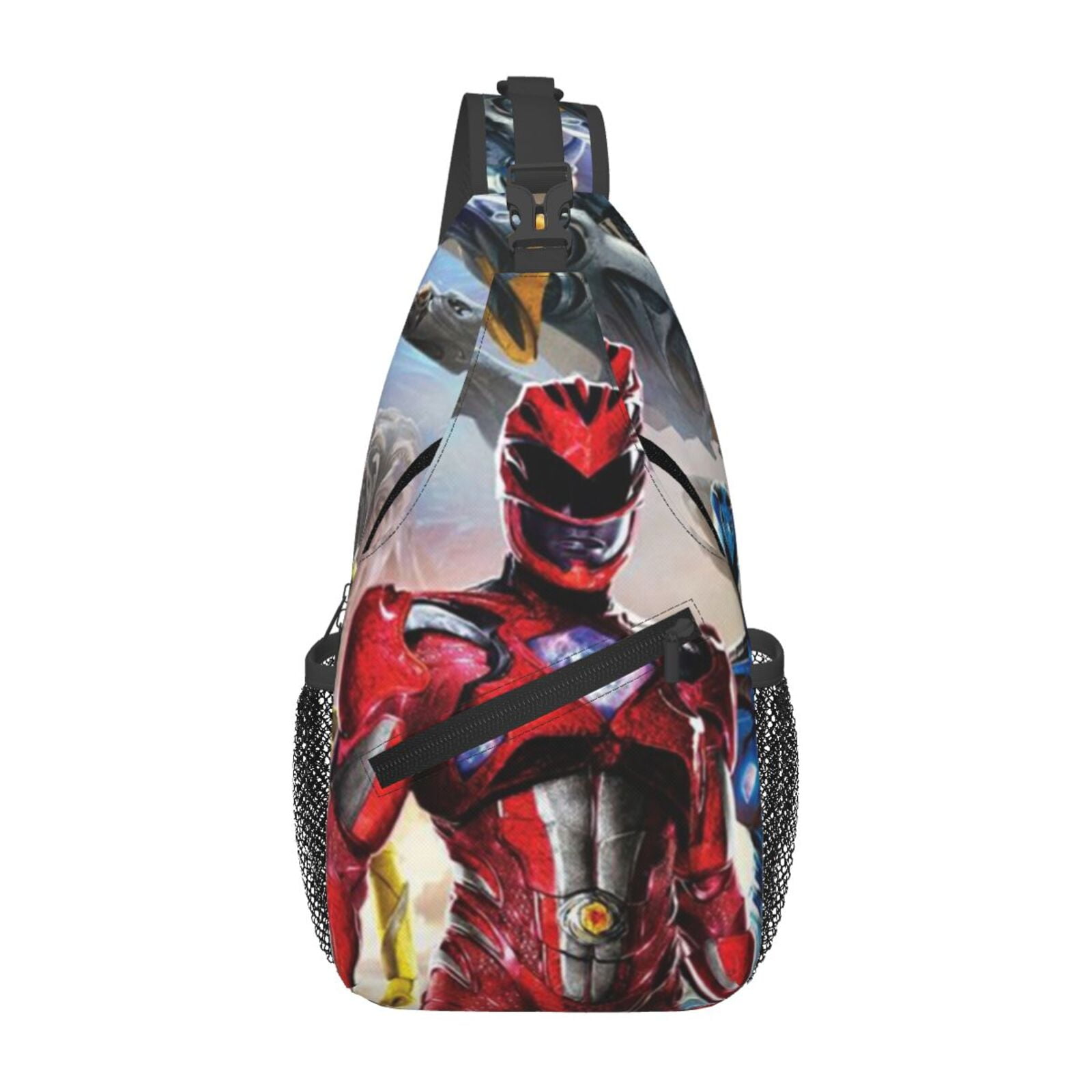 Power Rangers Crossbody Bag Casual Sling Backpack Chest Bag ...