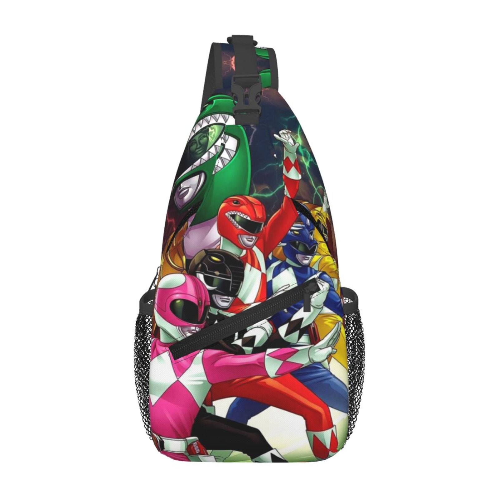 Power Rangers Crossbody Bag Casual Sling Backpack Chest Bag ...