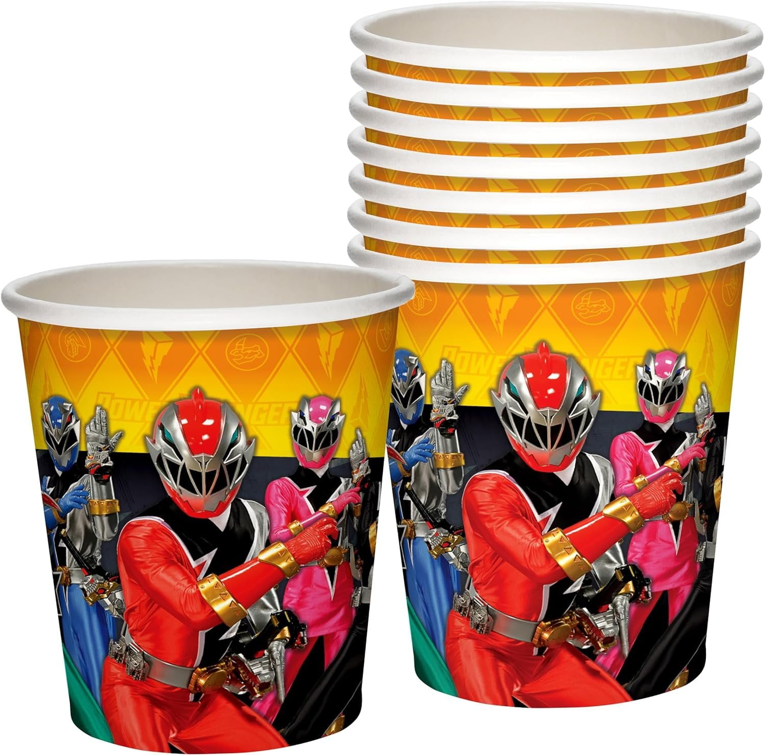 Power Rangers Cups 24 Count - Power Rangers Party Supplies - Walmart.com