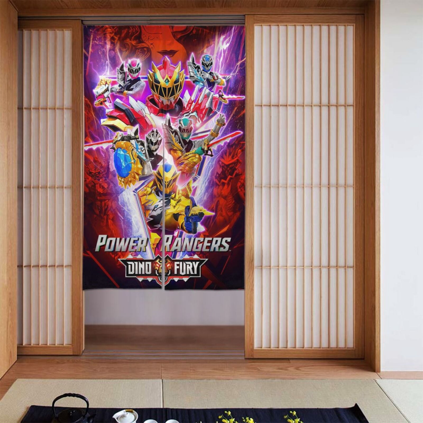 Power Rangers Curtains for Doorways and Closets,Privacy Door Curtain ...