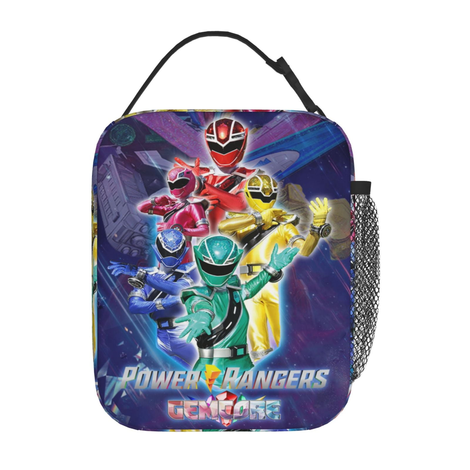 Power Rangers Cute Lunch Bag Insulated Tote Cooler Lunch Box Reusable ...