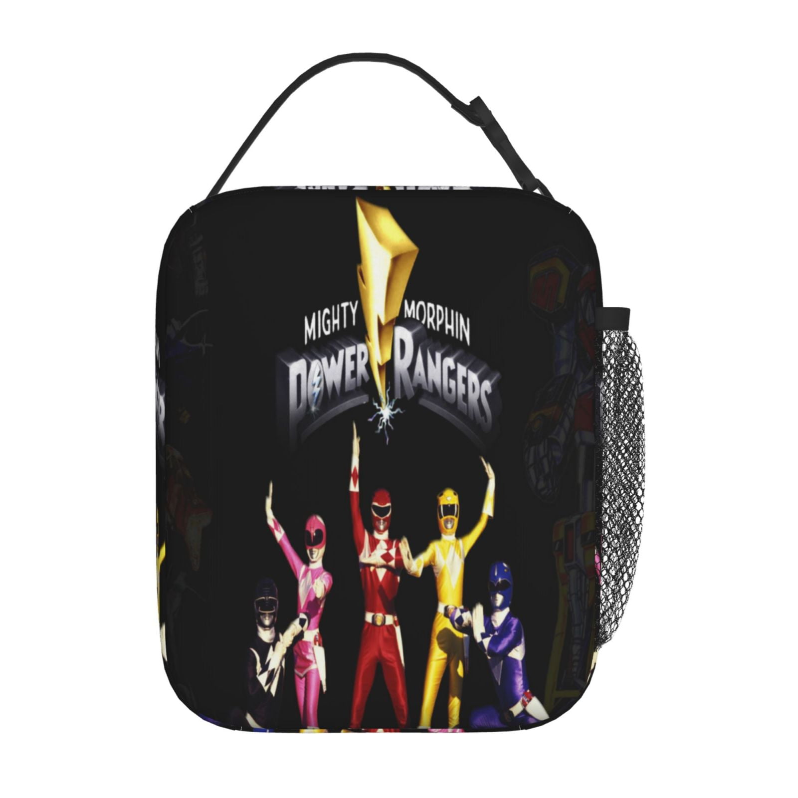 Power Rangers Cute Lunch Bag Insulated Tote Cooler Lunch Box Reusable ...