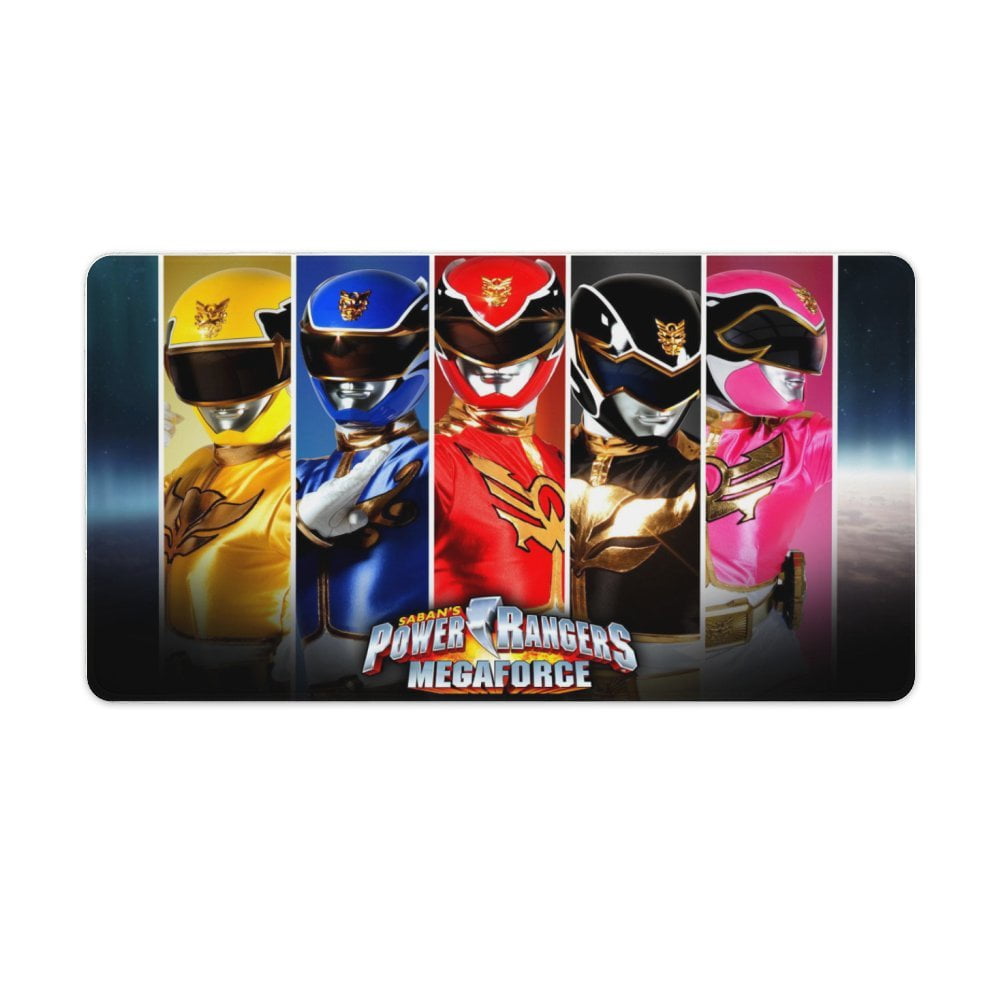 Power Rangers Desk Pad Mouse Pad, Large Gaming Mouse Mat with Stitched ...