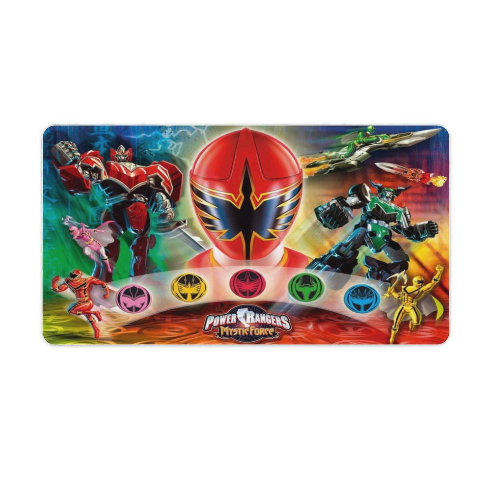 Power Rangers Desk Pad Mouse Pad, Large Gaming Mouse Mat with Stitched ...