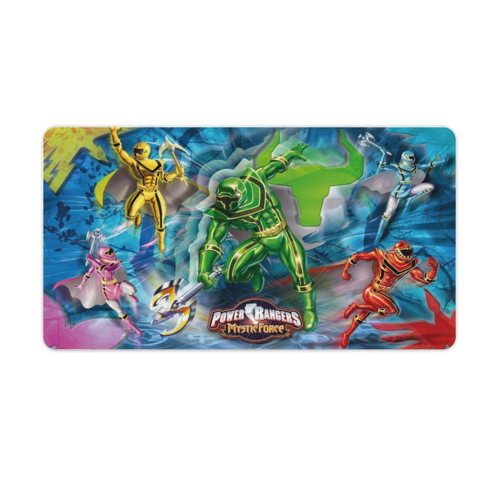Power Rangers Desk Pad Mouse Pad, Large Gaming Mouse Mat with Stitched ...