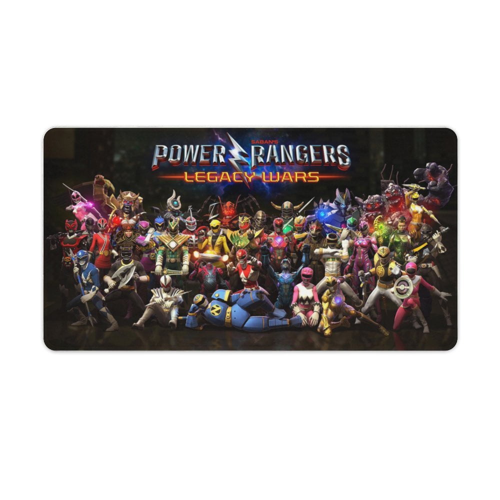Power Rangers Desk Pad Mouse Pad, Large Gaming Mouse Mat with Stitched ...