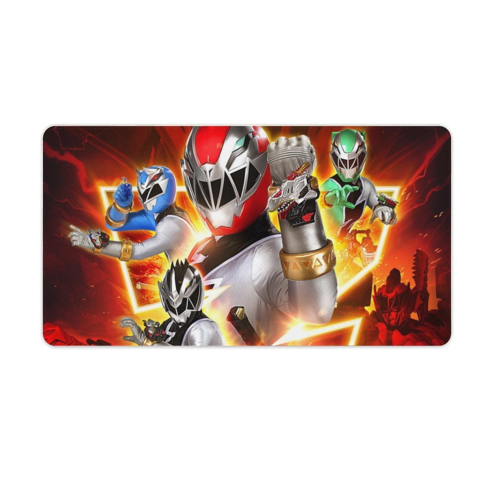 Power Rangers Desk Pad Mouse Pad, Large Gaming Mouse Mat with Stitched ...