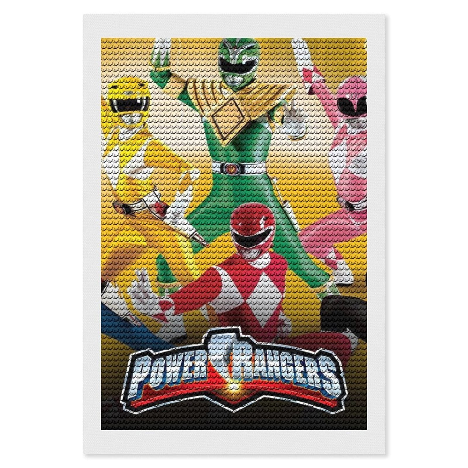 Power Rangers Diamond Art Kits, 5D Diamond Art for Home Wall Art Decor ...