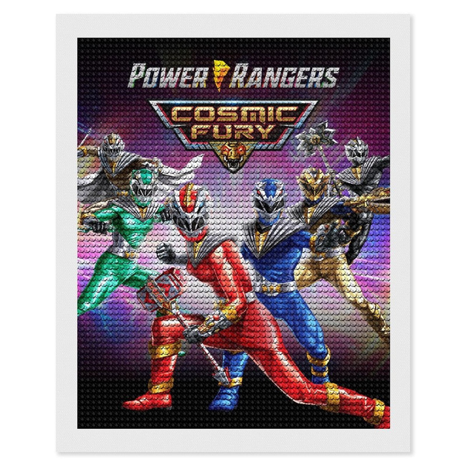 Power Rangers Diamond Art Kits, 5D Diamond Art for Home Wall Art Decor ...