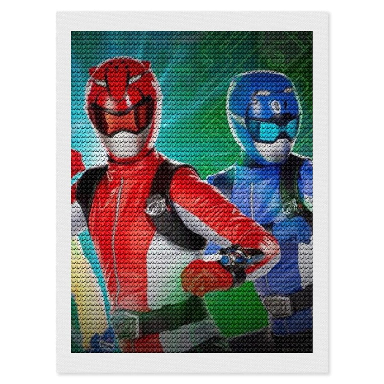 Power Rangers Diamond Art Kits, 5D Diamond Art for Home Wall Art Decor ...