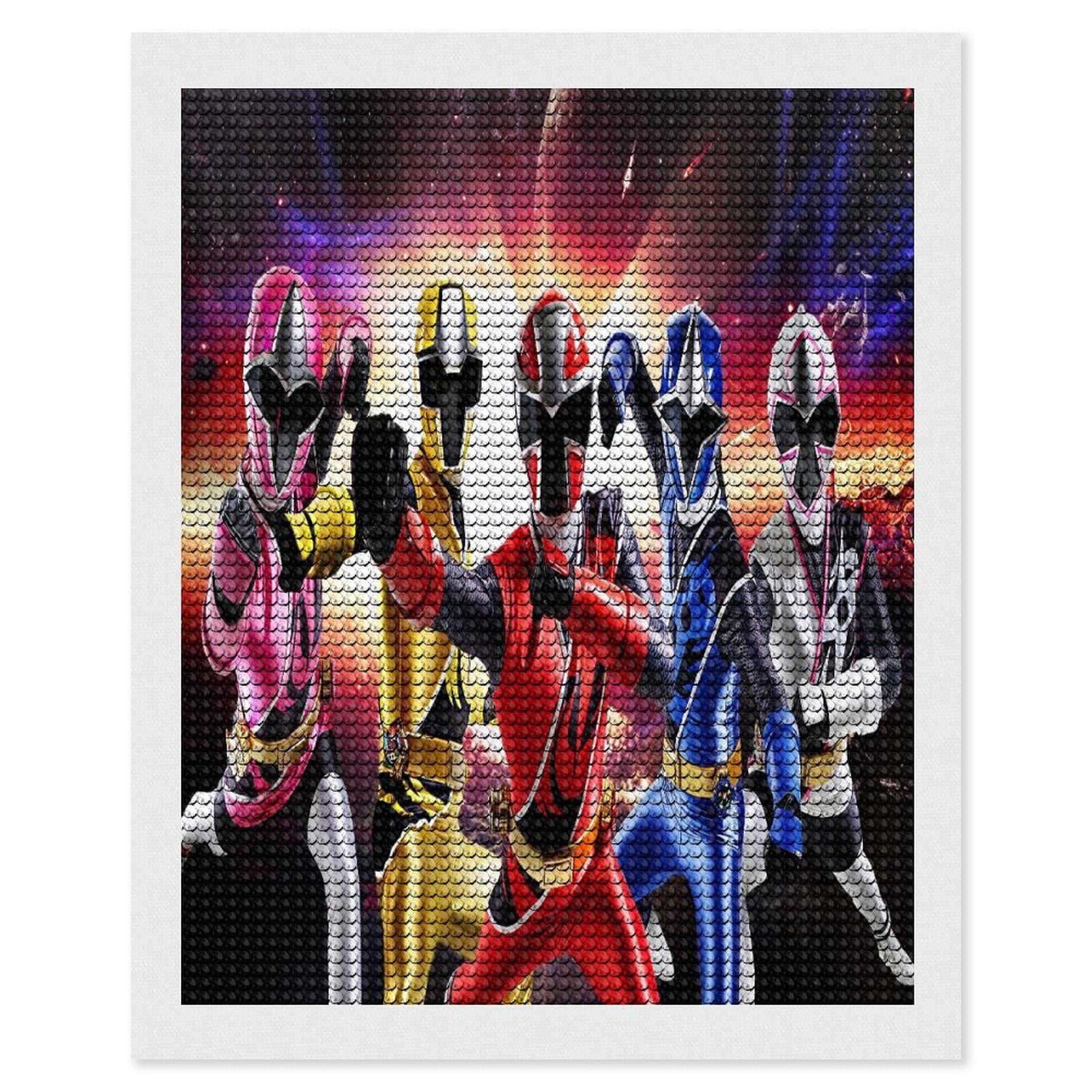 Power Rangers Diamond Art Kits for Adults 5D Diamond Art Kit Paint by ...