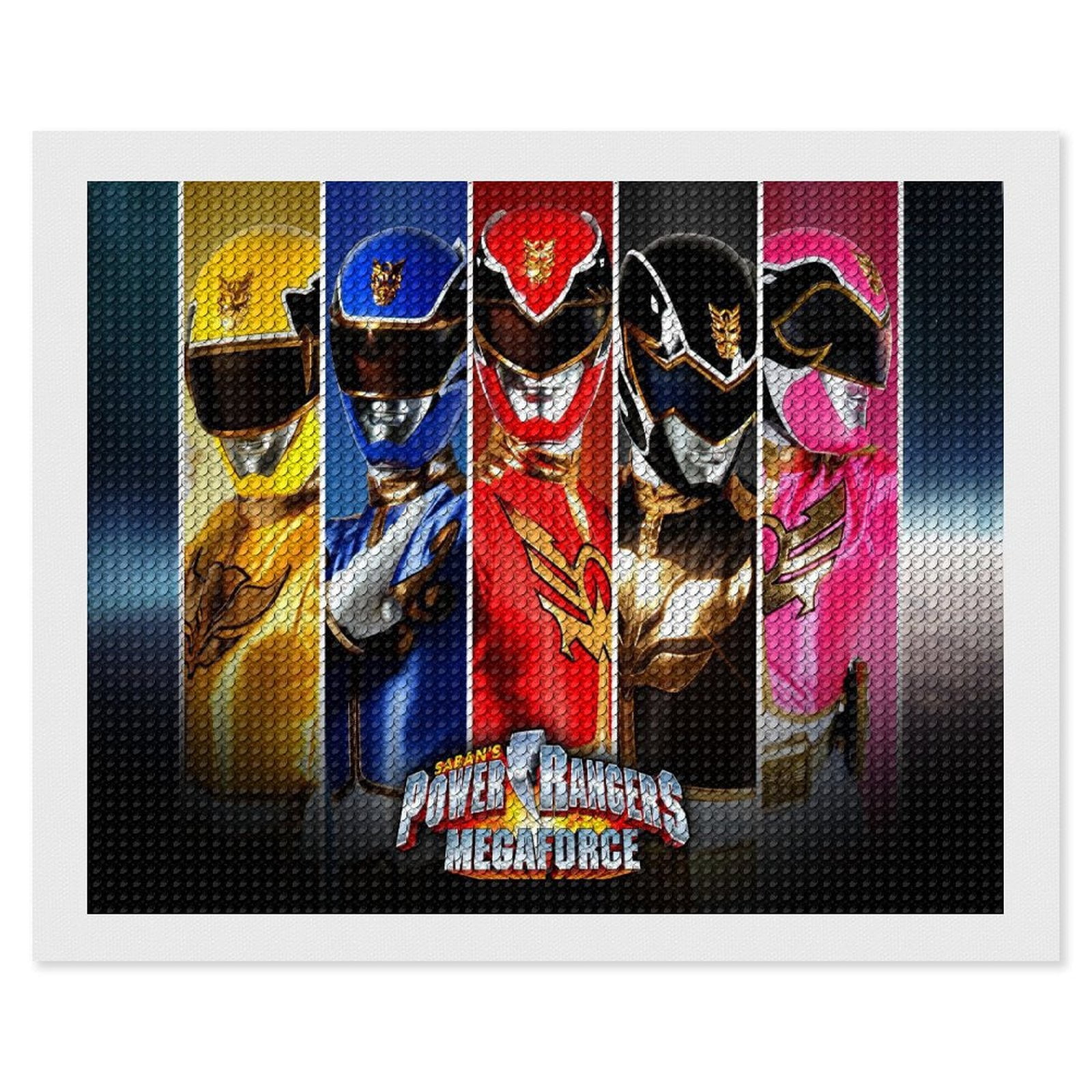 Power Rangers Diamond Art Kits for Adults 5D Diamond Art Kit Paint by ...