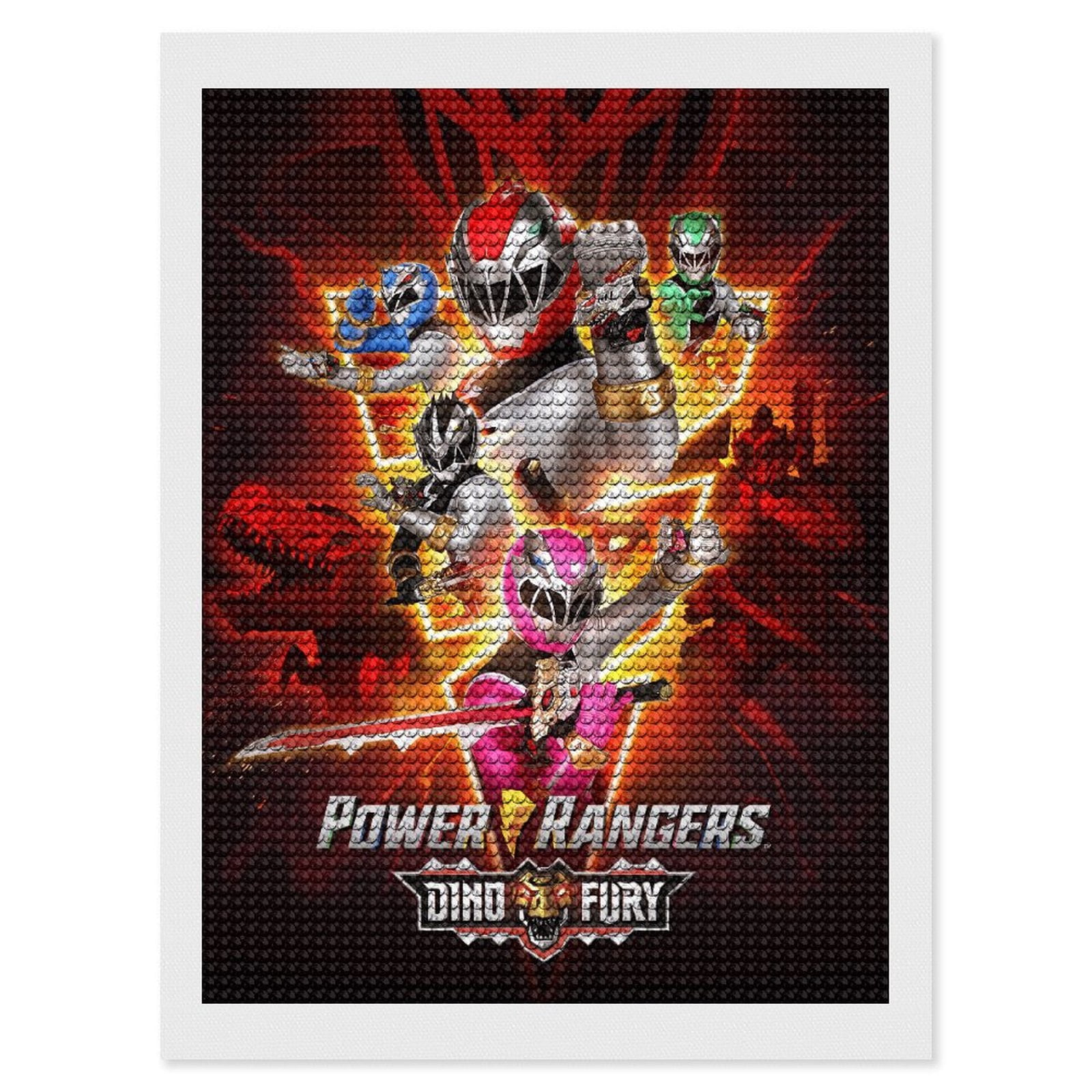Power Rangers Diamond Art Kits for Adults 5D Diamond Art Kit Paint by ...