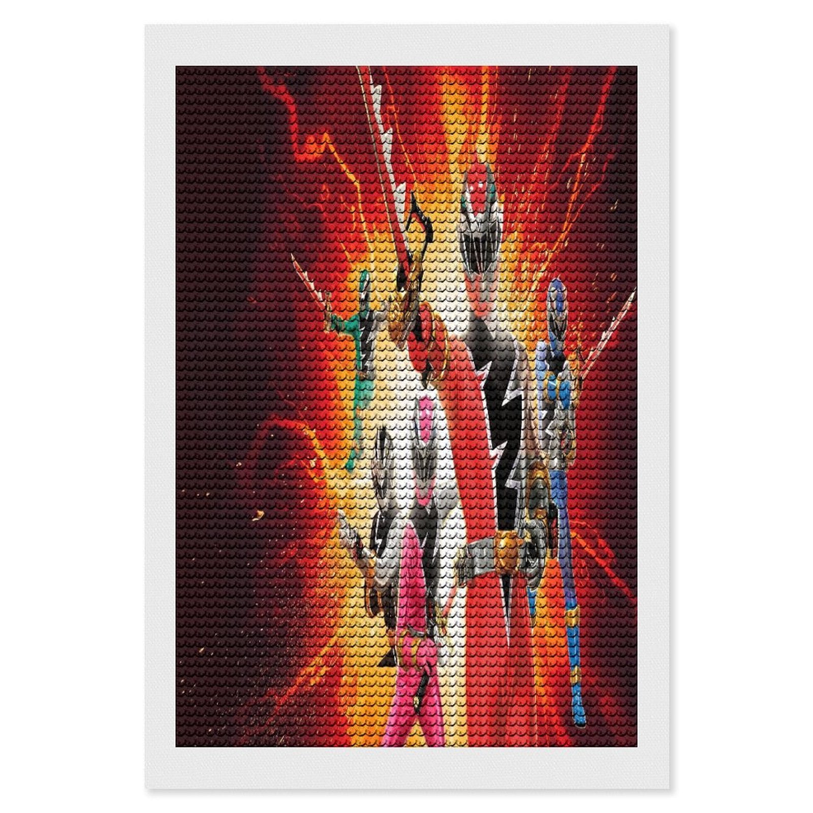 Power Rangers Diamond Art Kits for Adults 5D Diamond Art Kit Paint by ...
