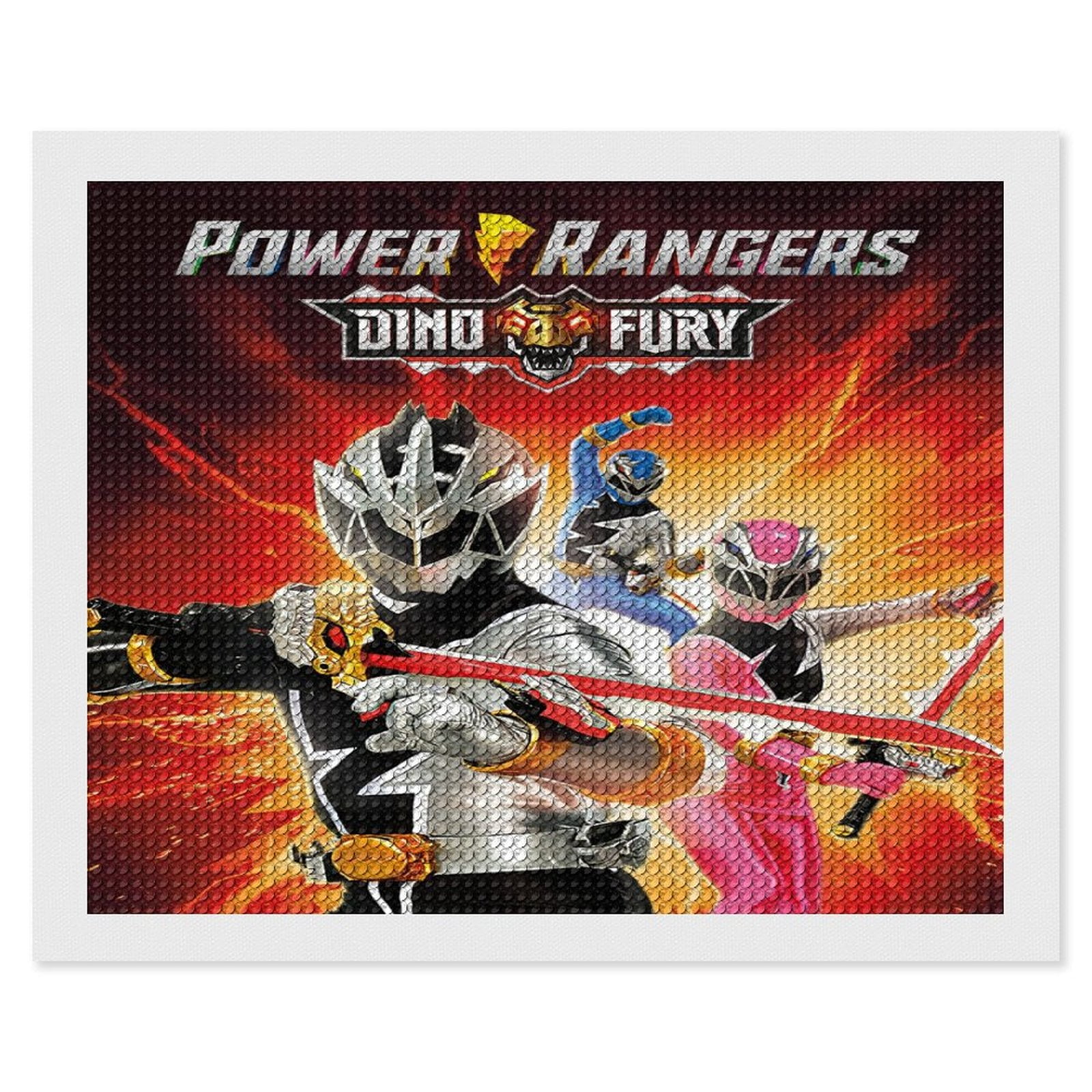 Power Rangers Diamond Art Kits for Adults 5D Diamond Art Kit Paint by ...
