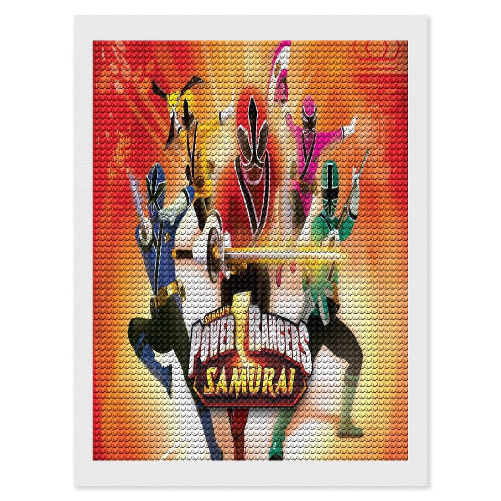 Power Rangers Diamond Art Kits for Adults 5D Diamond Art Kit Paint by ...