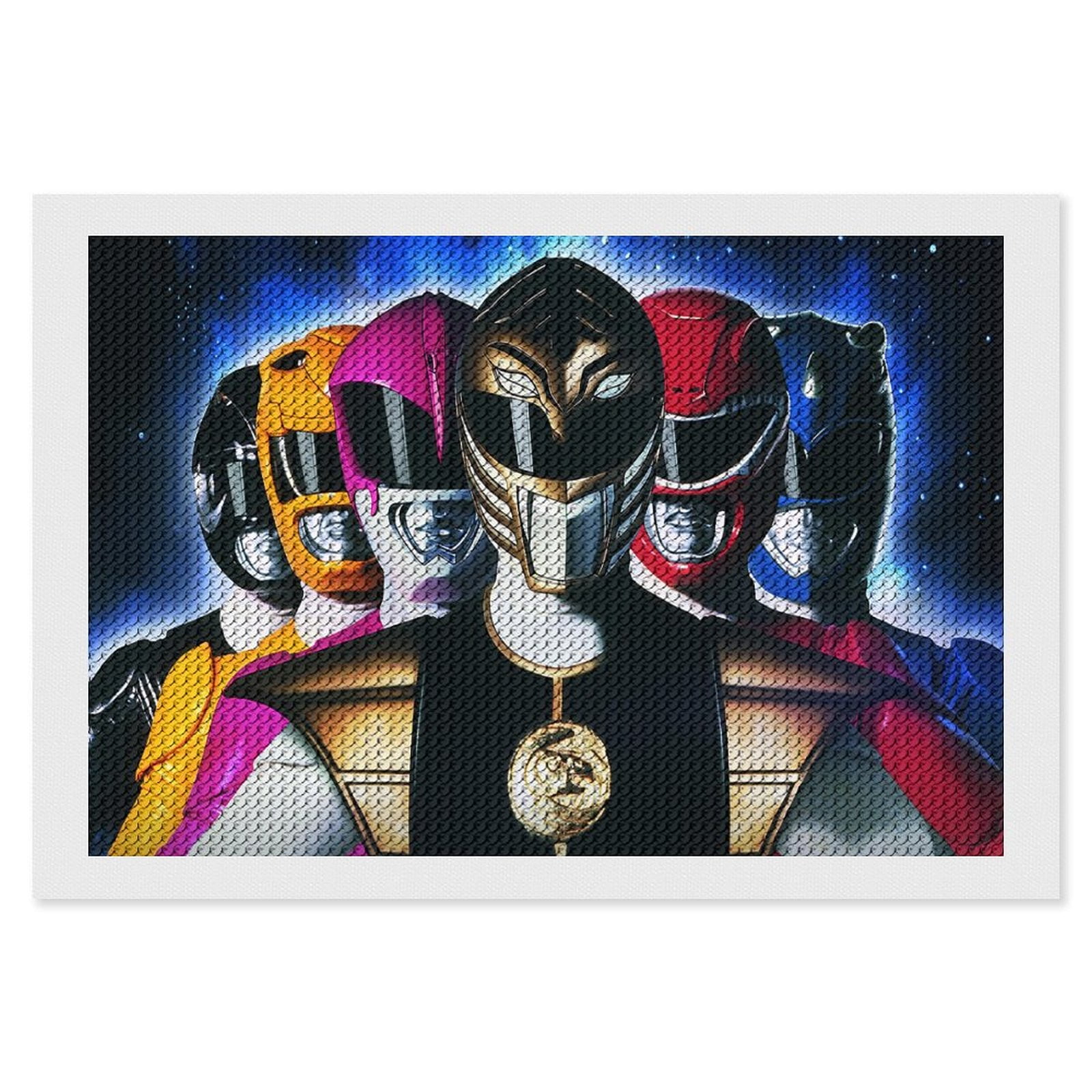 Power Rangers Diamond Art Kits for Adults Beginners Round 5D Paint with ...
