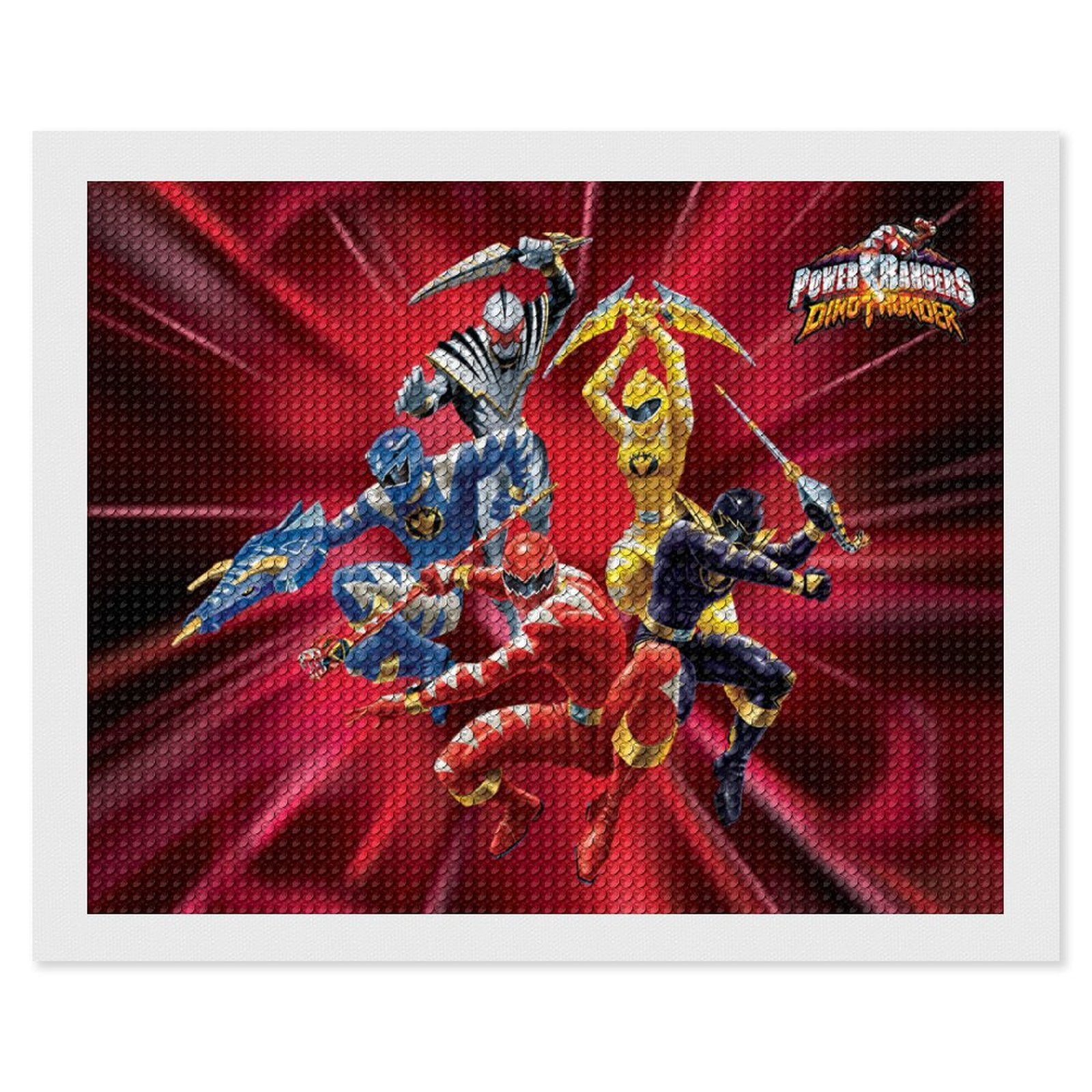 Power Rangers Diamond Art Kits for Adults Beginners Round 5D Paint with ...