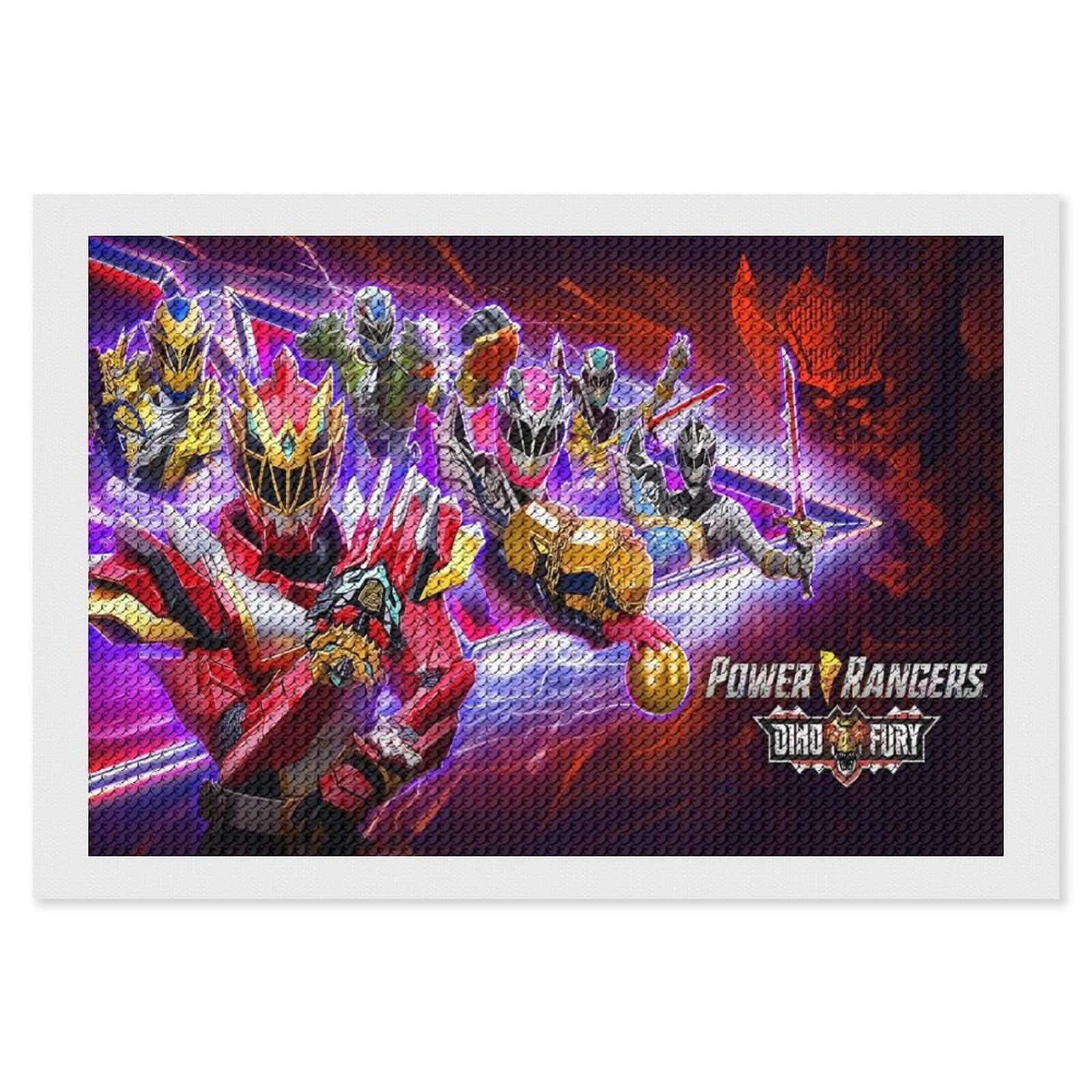 Power Rangers Diamond Art Kits for Adults Beginners Round 5D Paint with ...