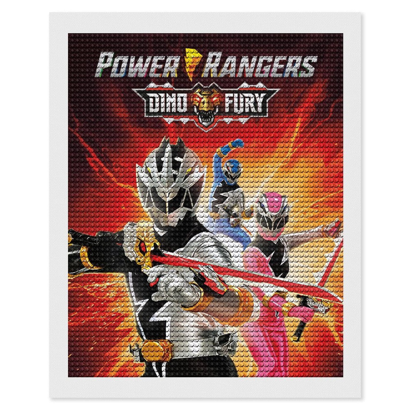Power Rangers Diamond Art Kits for Adults Beginners Round 5D Paint with ...
