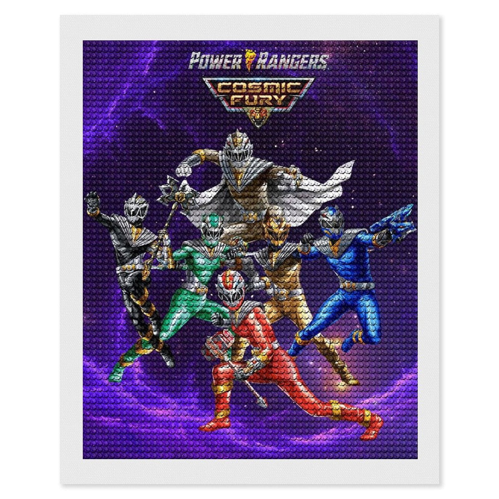 Power Rangers Diamond Art Kits for Adults Beginners Round 5D Paint with ...