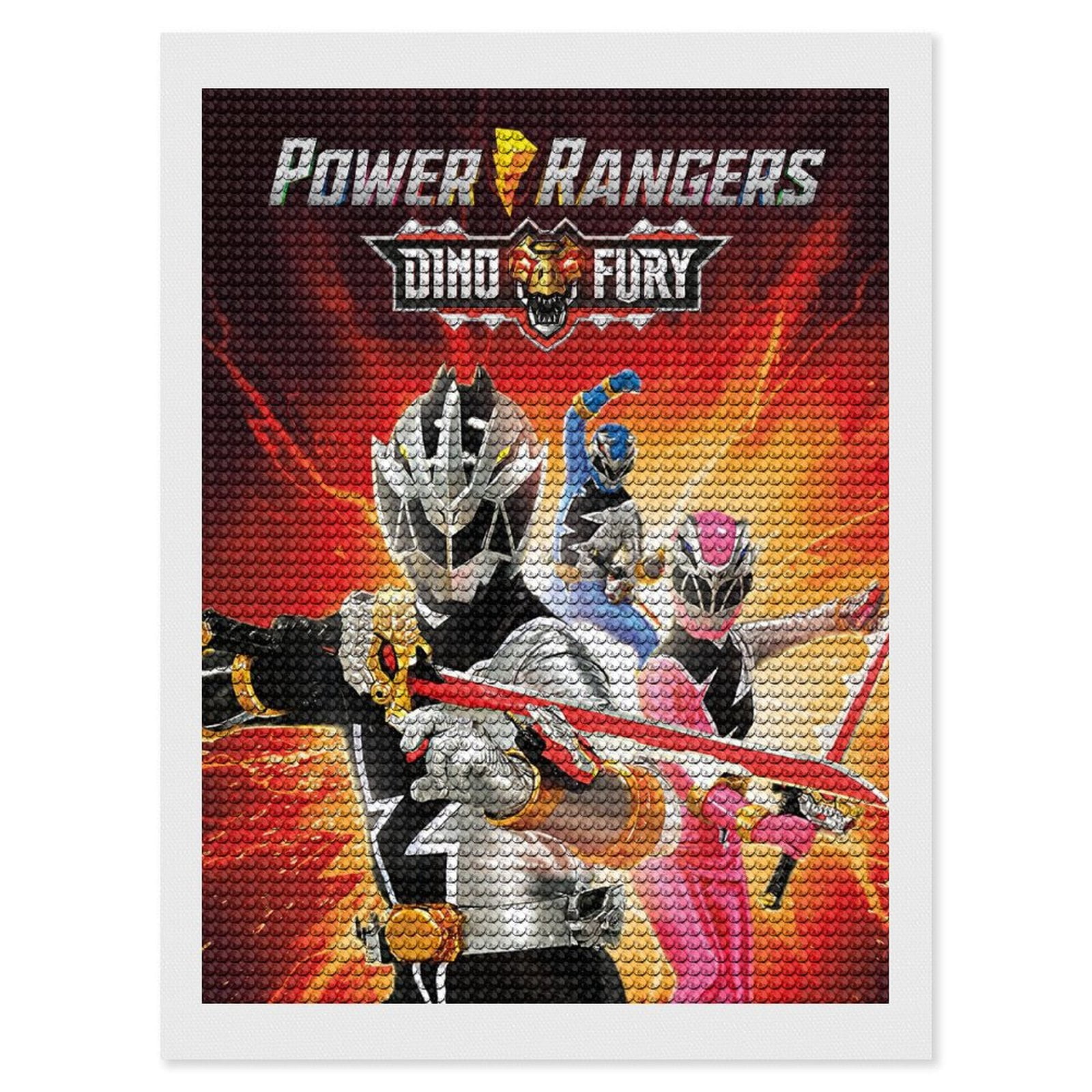 Power Rangers Diamond Art Kits for Adults Beginners Round 5D Paint with ...