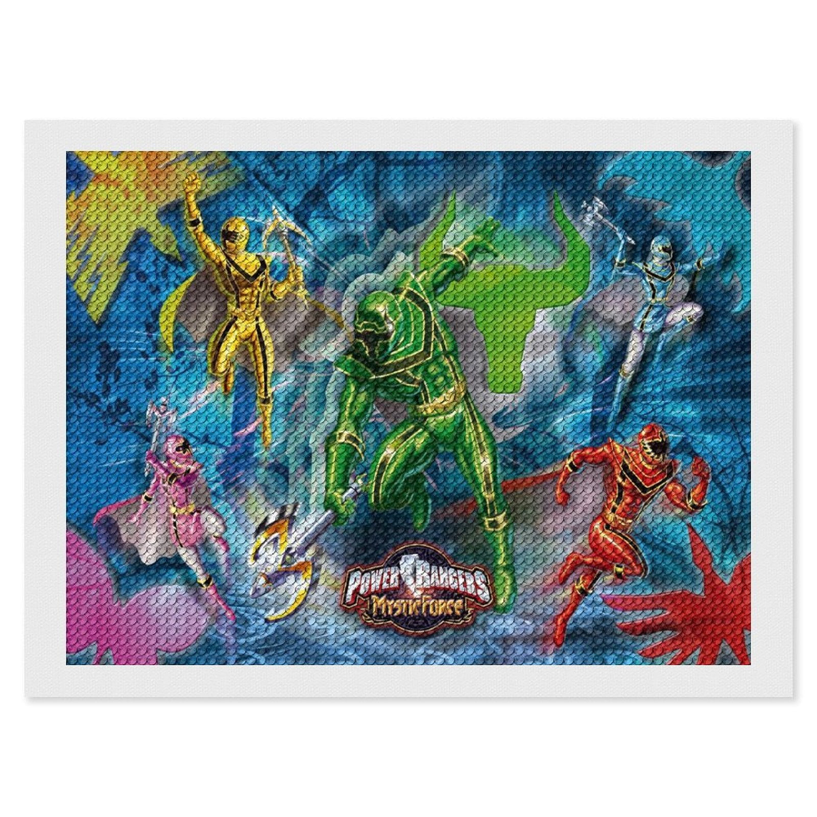 Power Rangers Diamond Art Kits for Adults Beginners Round 5D Paint with ...