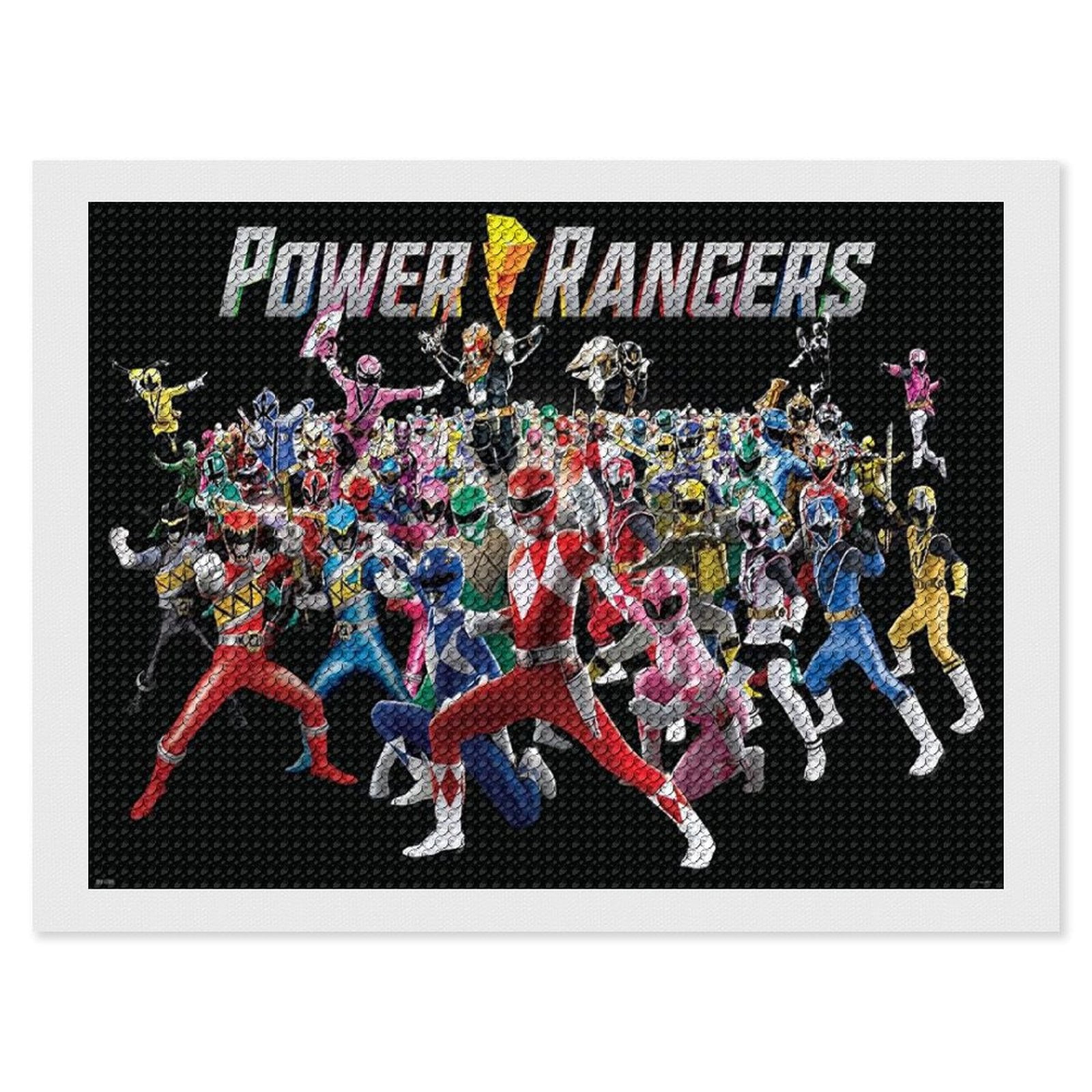 Power Rangers Diamond Art Kits for Adults Beginners Round 5D Paint with ...
