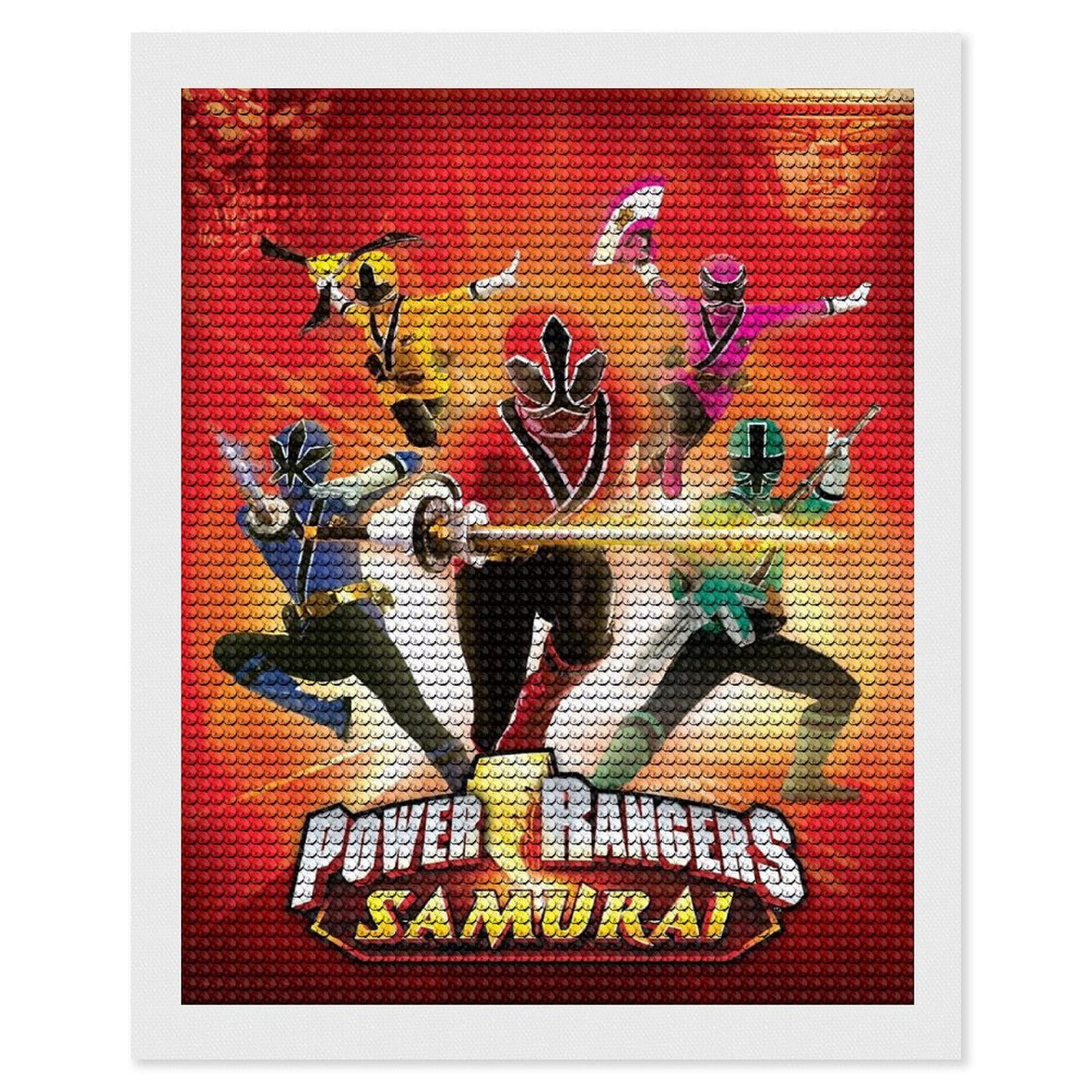 Power Rangers Diamond Art Kits for Adults Beginners Round 5D Paint with ...