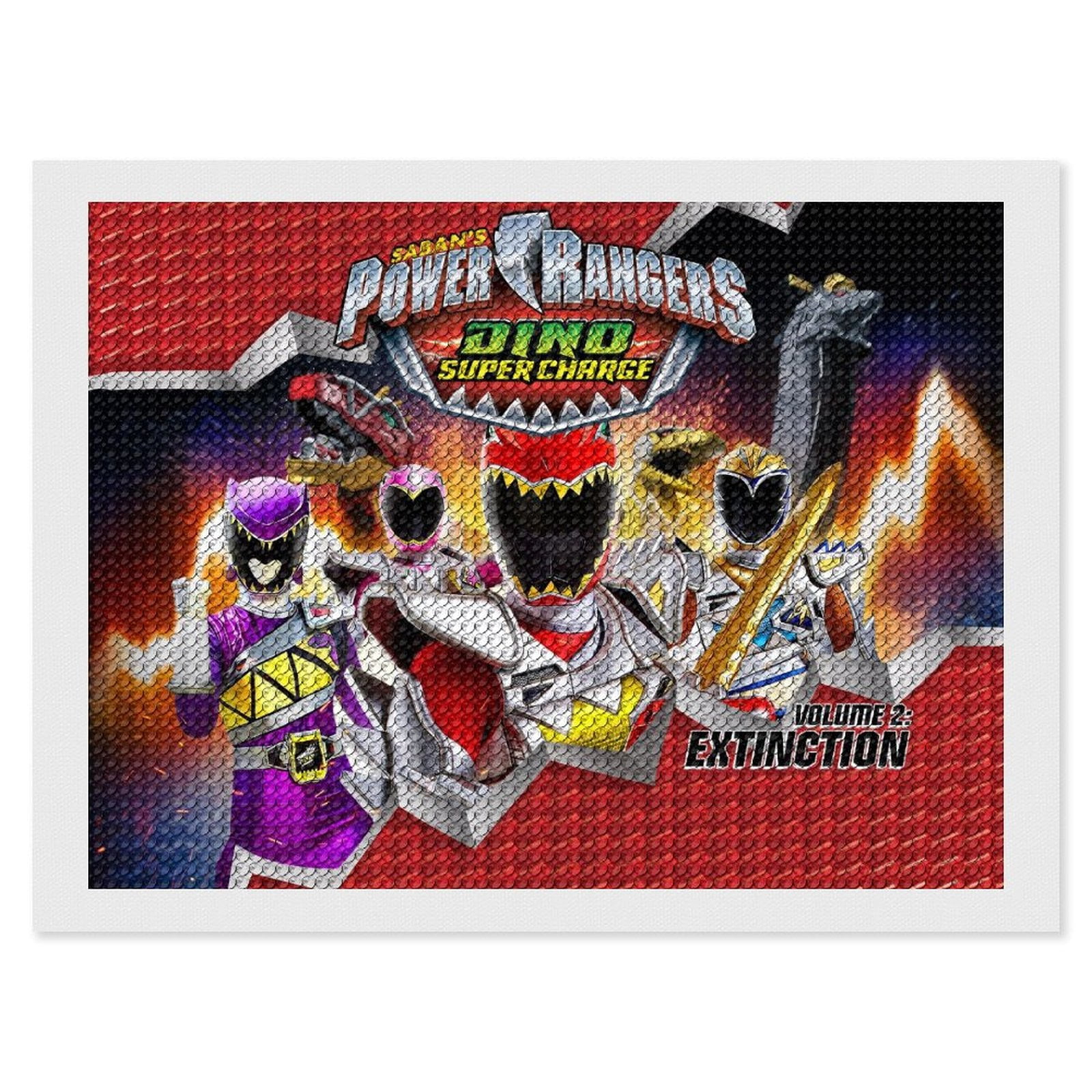 Power Rangers Diamond Art Kits for Adults Beginners Round 5D Paint with ...