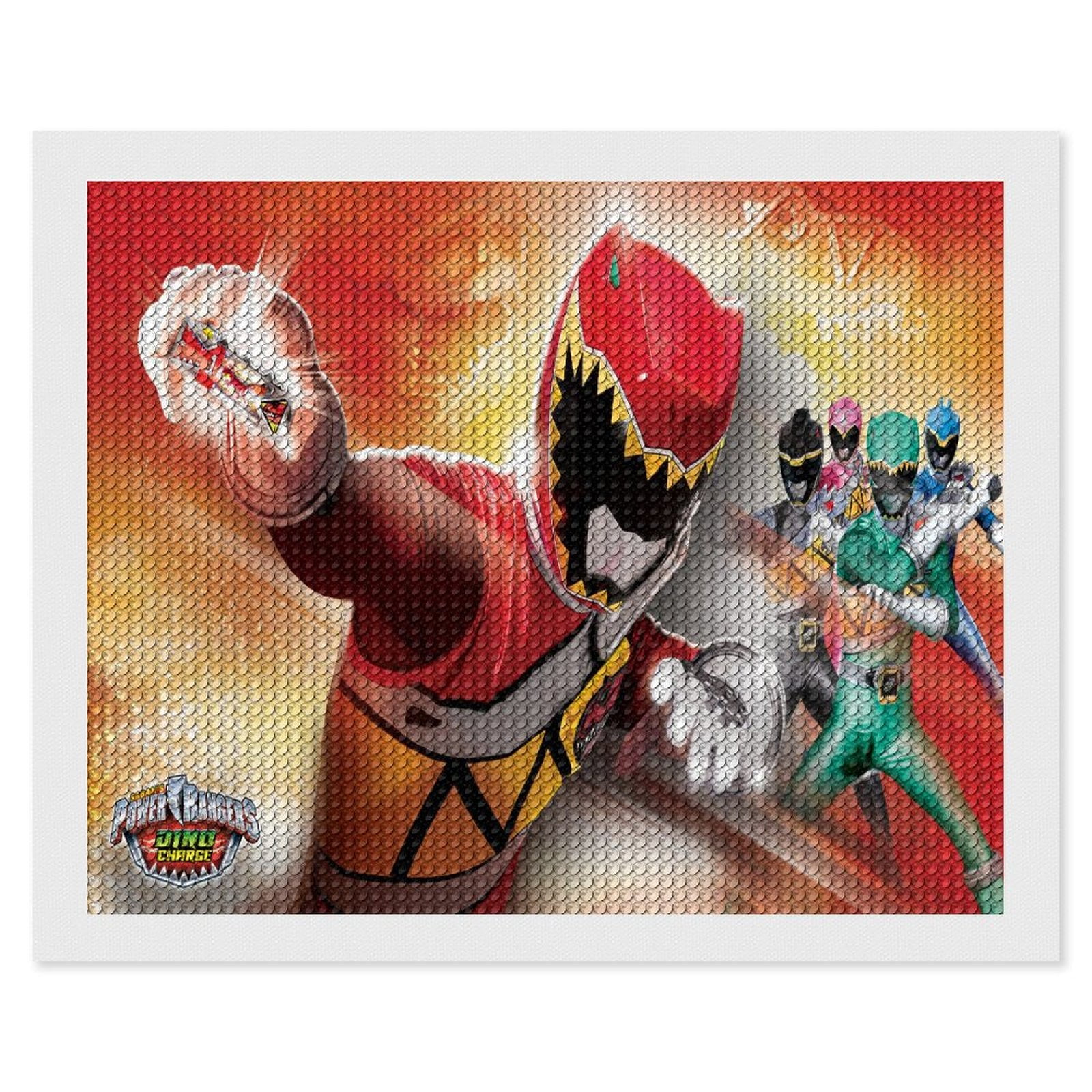 Power Rangers Diamond Art Kits for Adults Beginners Round 5D Paint with ...