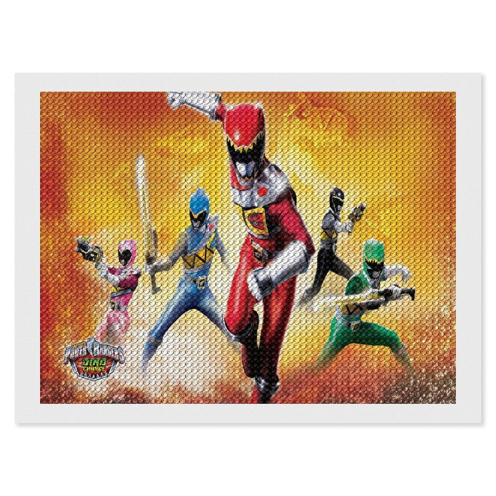 Power Rangers Diamond Art Kits for Adults Beginners Round 5D Paint with ...