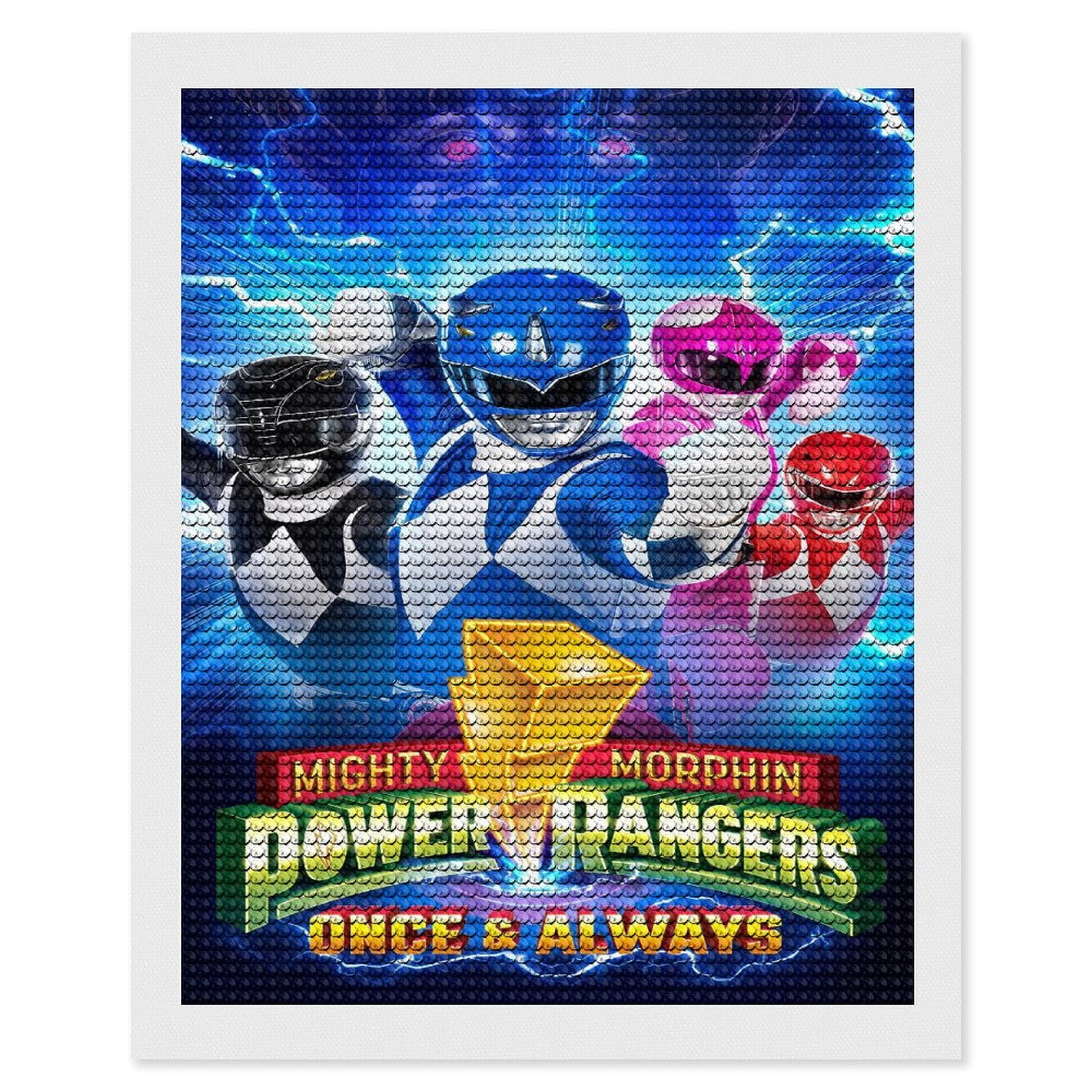 Power Rangers Diamond Art Kits for Adults Beginners Round 5D Paint with ...