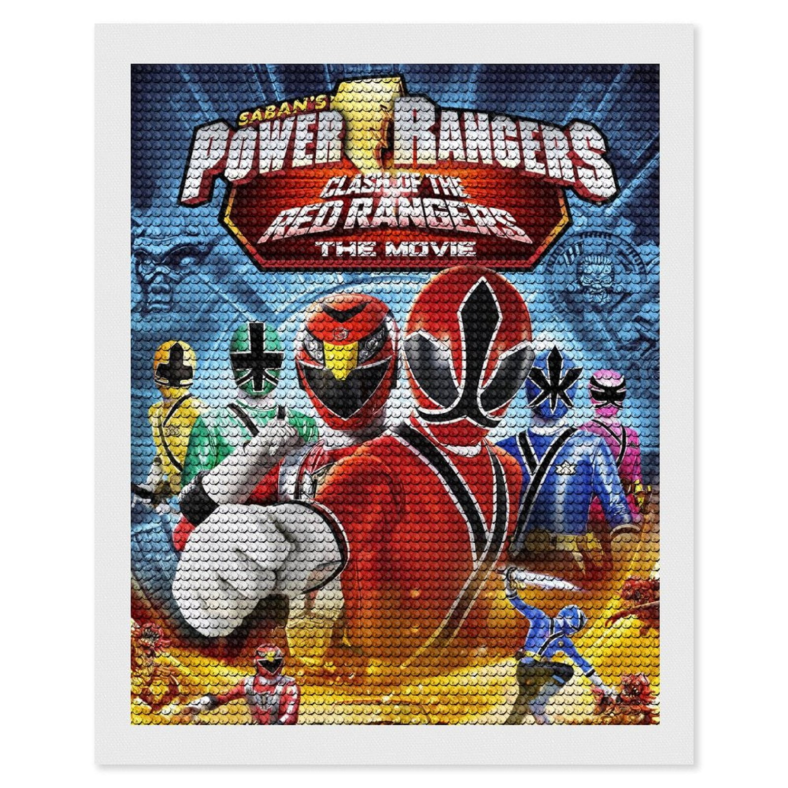 Power Rangers Diamond Art Kits for Adults Beginners Round 5D Paint with ...