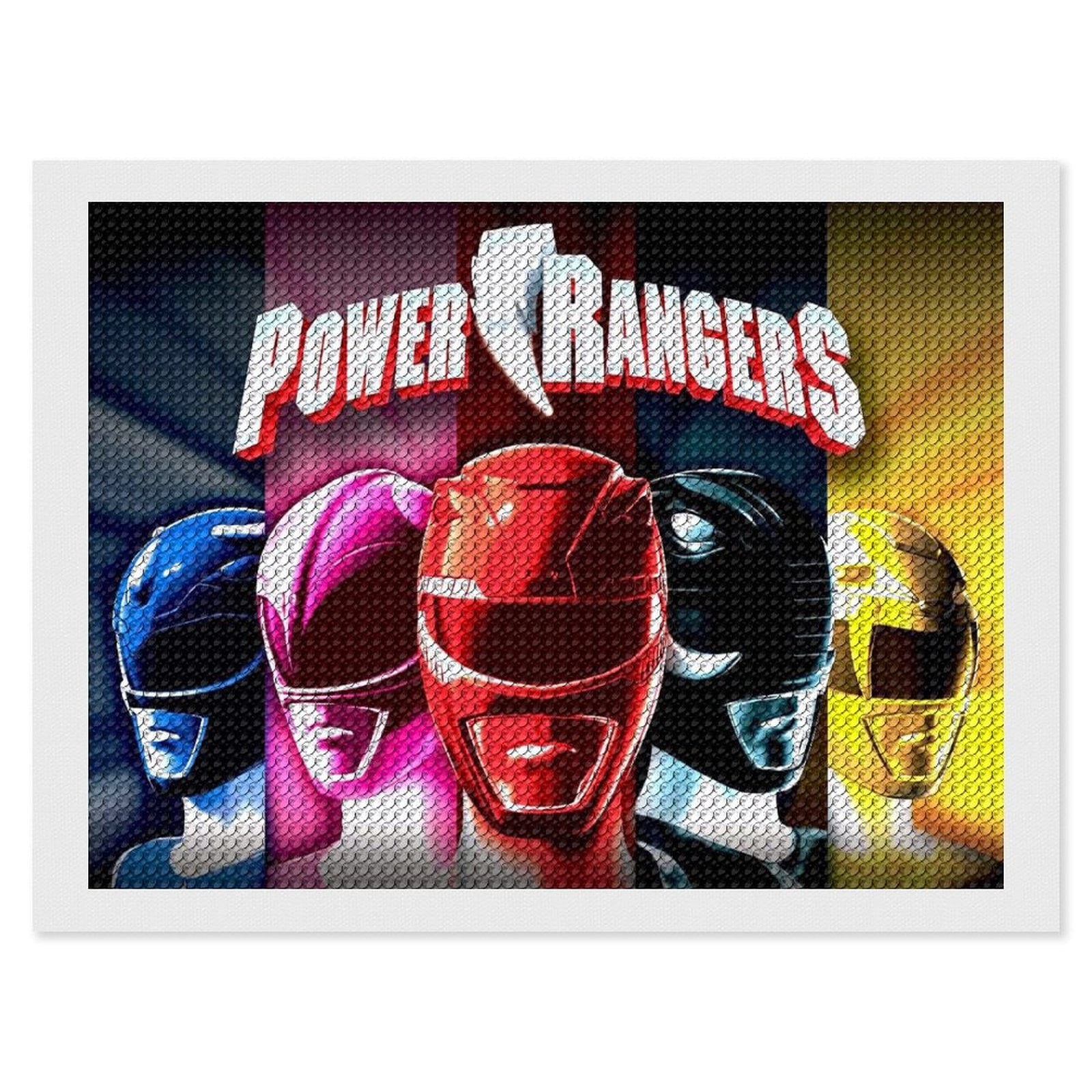Power Rangers Diamond Art Kits for Adults Beginners Round 5D Paint with ...