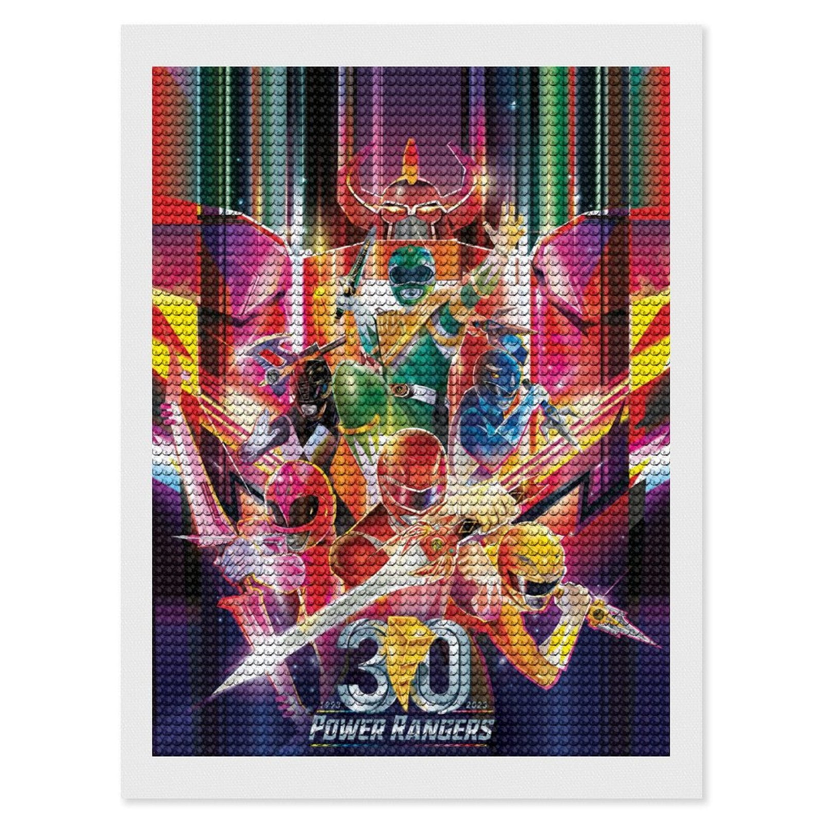 Power Rangers Diamond Art Kits for Adults, Diamond Art Gem Art Painting ...