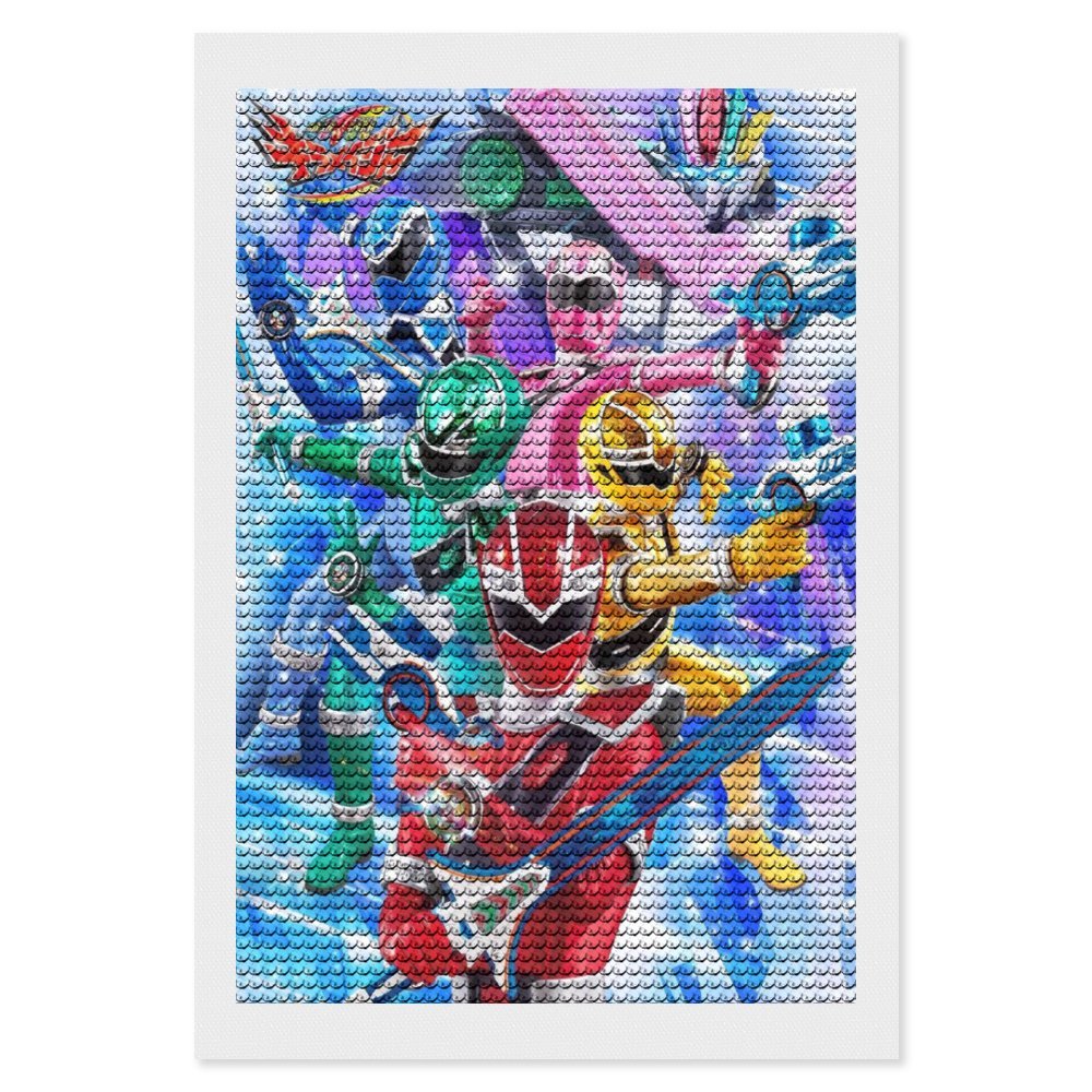 Power Rangers Diamond Art Kits for Adults Diamond Art Gem Art Painting ...
