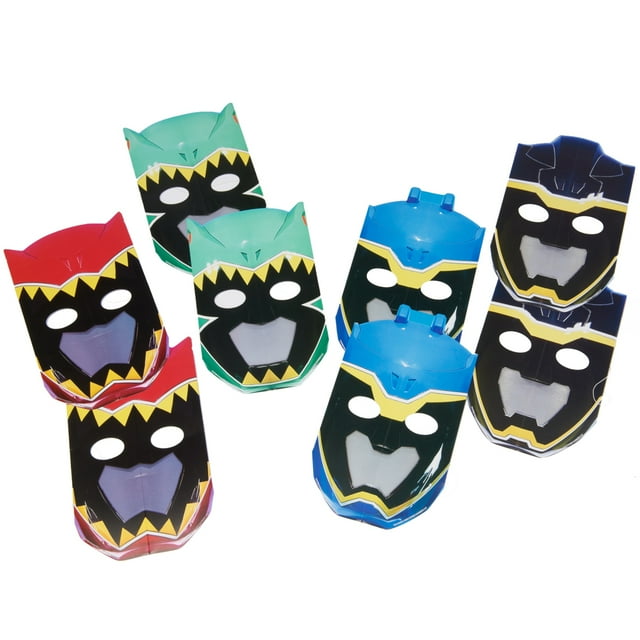 Power Rangers Dino Charge Party Costume Masks, 8ct - Walmart.com