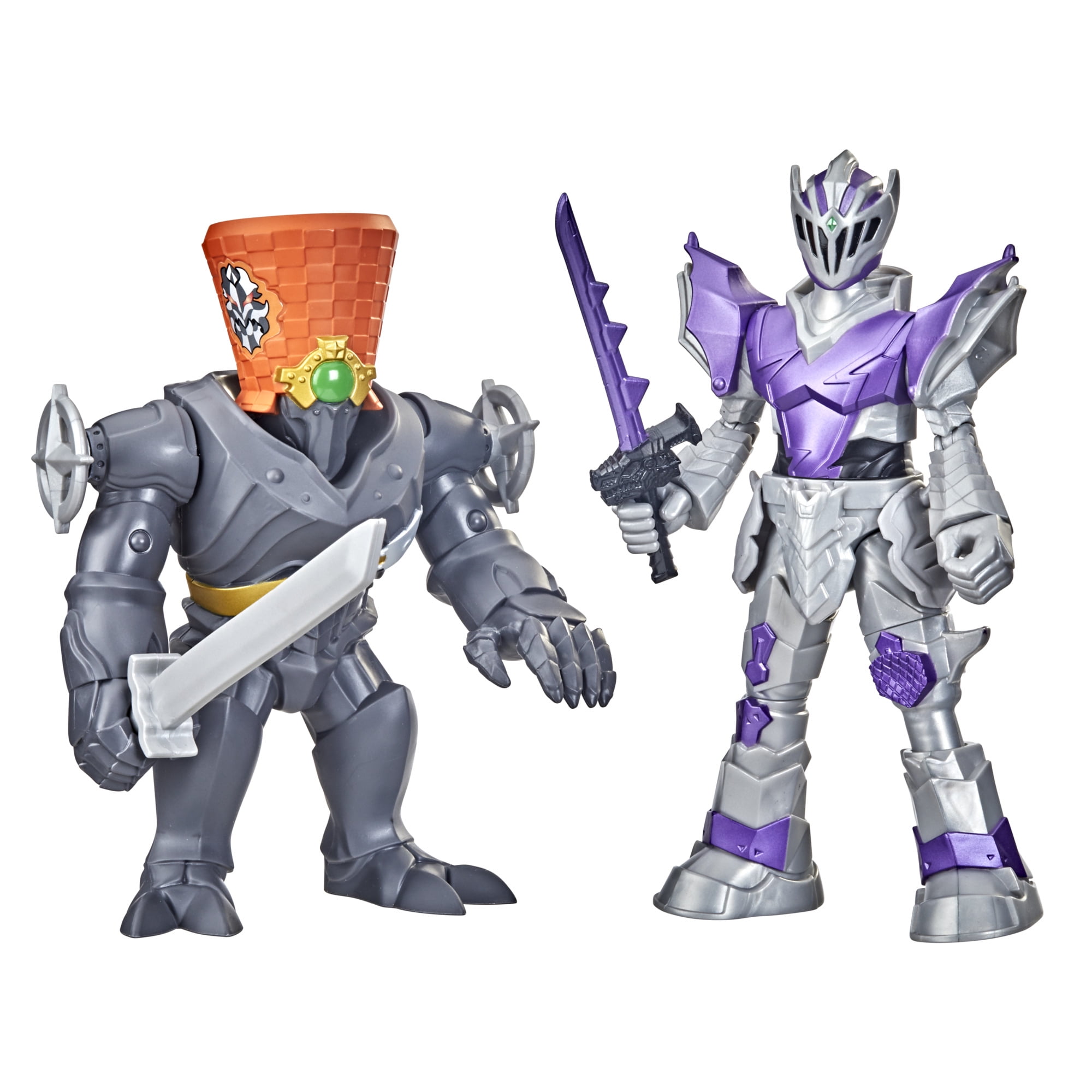 Power Rangers Dino Fury Battle Attackers Toys 2-Pack Void Knight vs ...