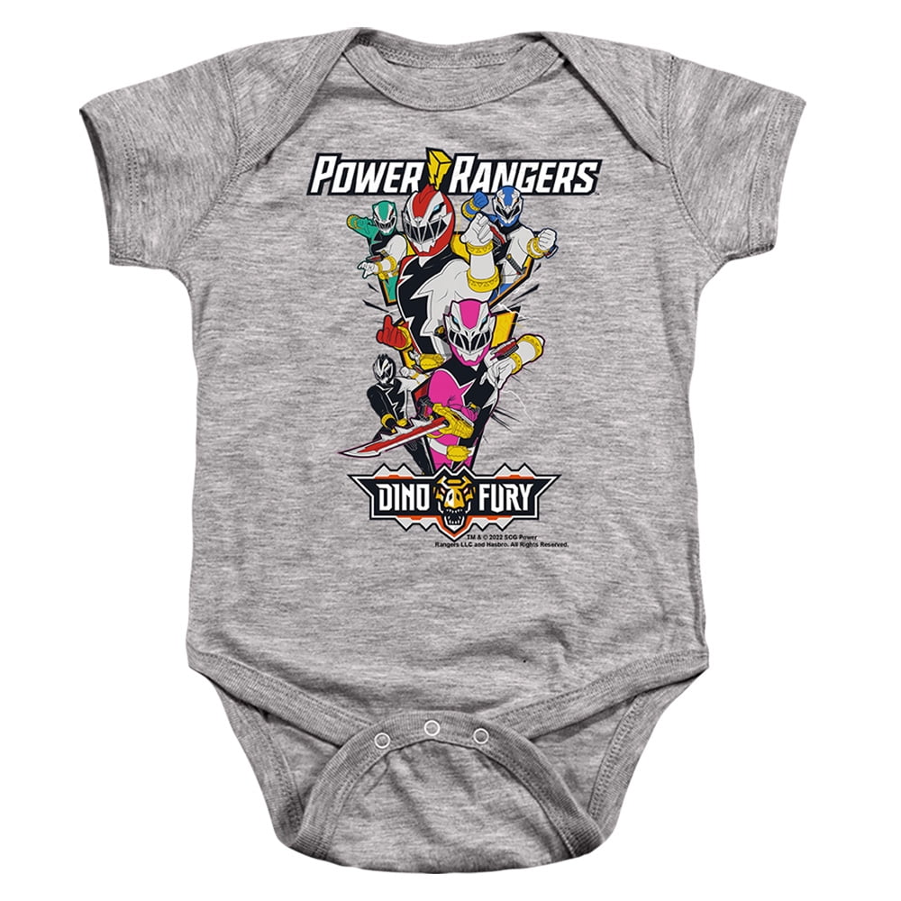 Power Rangers: Dino Fury Group Action Unisex Infant Snap Suit for Baby ...