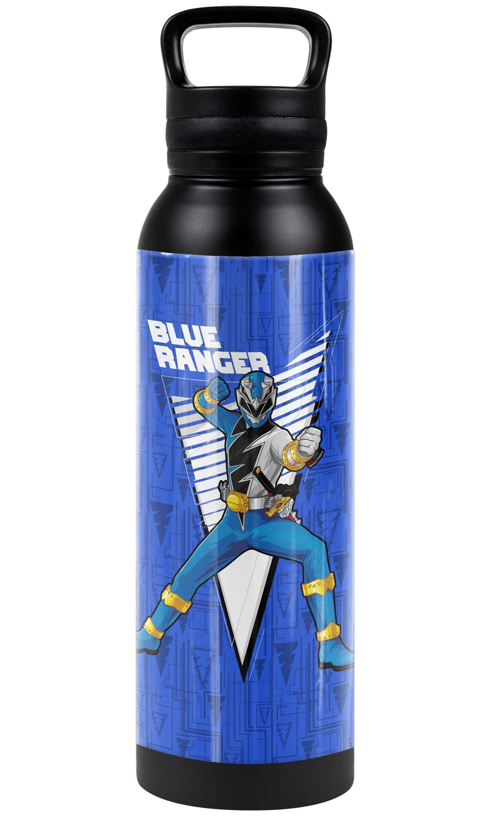 Power Rangers: Dino Fury Official Blue Ranger Character 24 oz Insulated ...