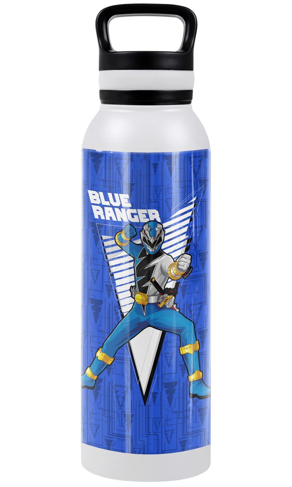 Power Rangers: Dino Fury Official Blue Ranger Character 24 oz Insulated ...