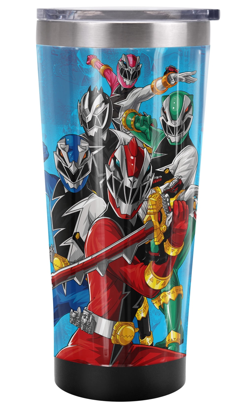 Power Rangers: Dino Fury Official Group Stack 20 oz Travel Tumbler ...