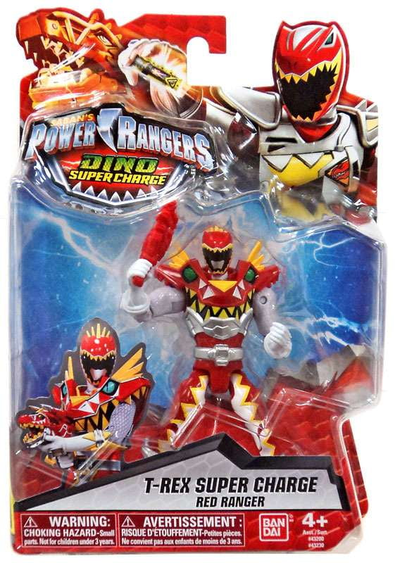 Power Rangers Dino Super Charge T-Rex Super Charge Red Ranger Action ...