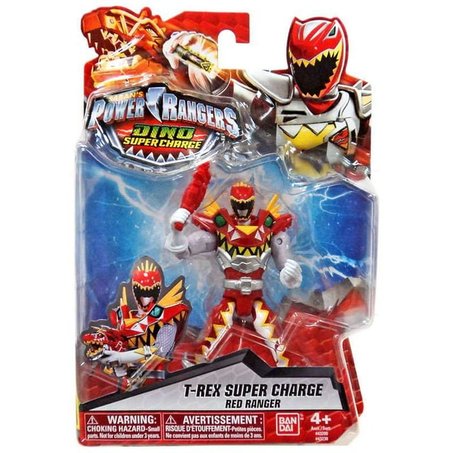 Power Rangers Dino Super Charge T-Rex Super Charge Red Ranger Action ...