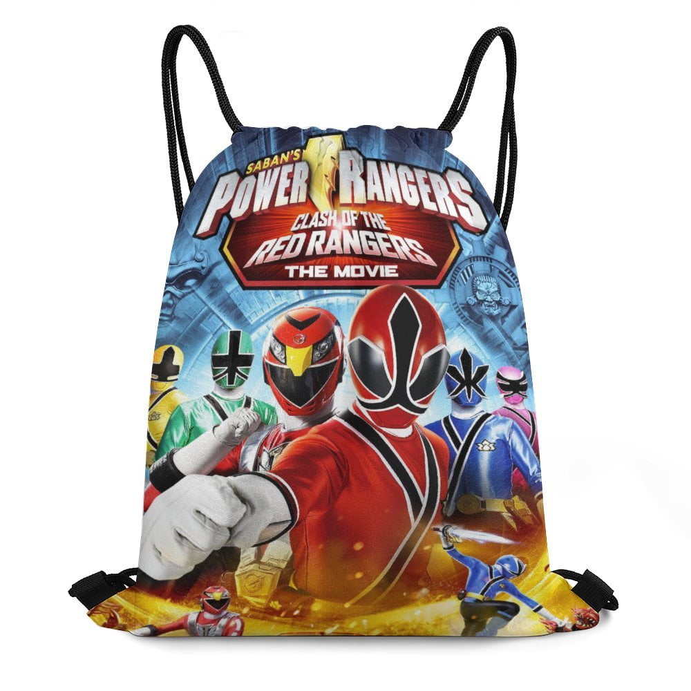 Power Rangers Drawstring Bag Gym Bag Water Resistant Sackpack Sports Beach Backpack for Men ...