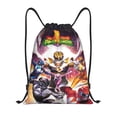 Power Rangers Drawstring Bag Sports Fitness Bag Waterproof Rope Bag For ...