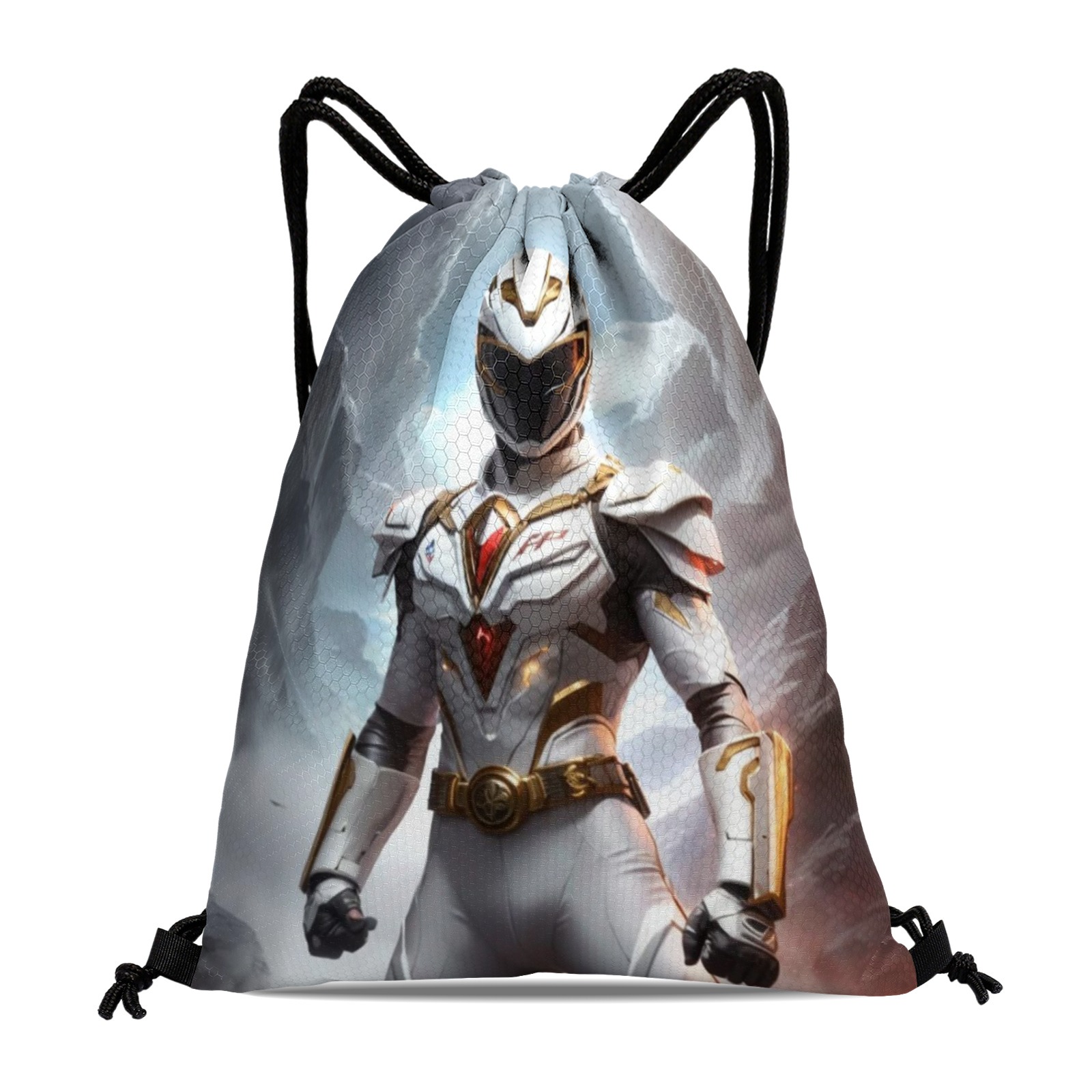 Power Rangers Drawstring Bag:Waterproof design, suitable for fitness ...