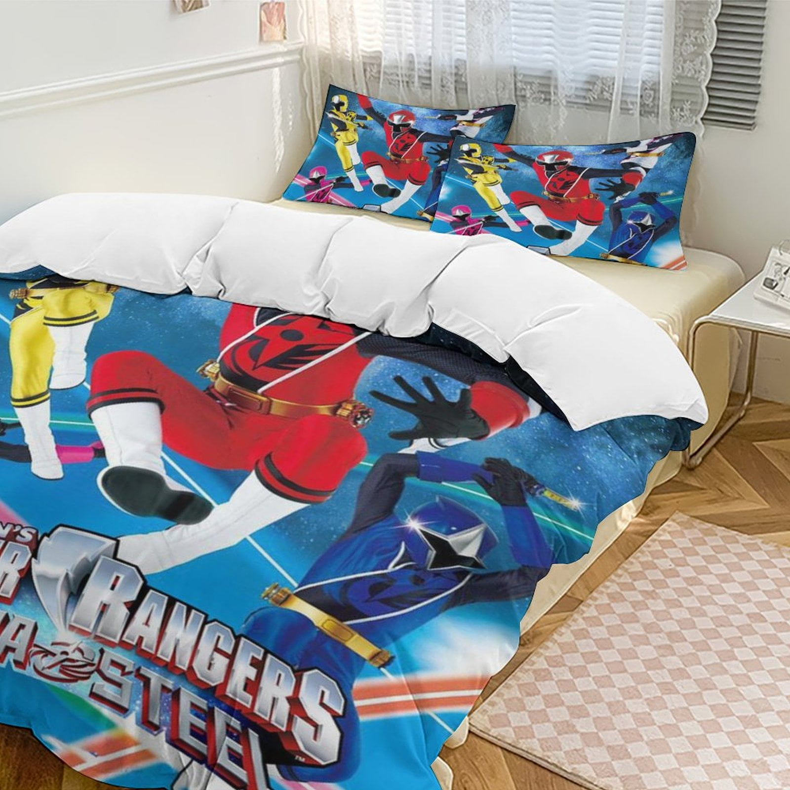 Power Rangers Duvet Cover Set 3D Printed Bedding Set Ultra Soft and ...