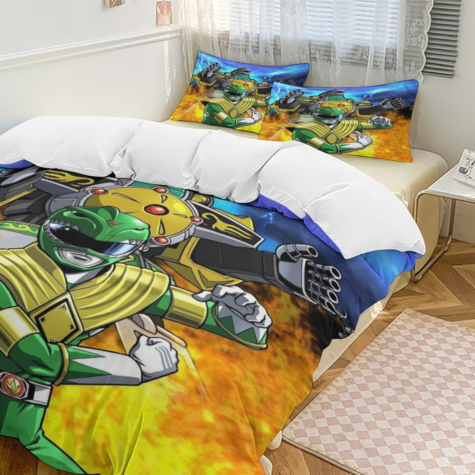 Power Rangers Duvet Cover Set 3D Printed Bedding Set Ultra Soft and ...